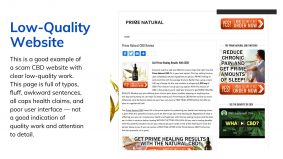 Scam CBD Companies You Should Probably Stay Away From